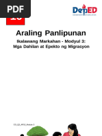 AP10 - Q2 - Mod4 - Saloobin Tungkol Sa Epekto NG Migrasyon Dulot NG ...