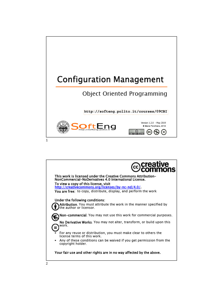 SE03 ConfigMgmt | PDF | Version Control | Software Repository