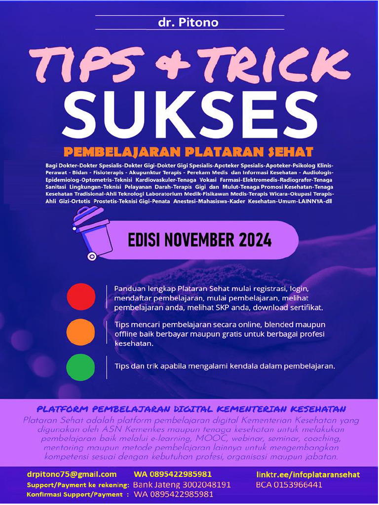 Dr. Pitono - Buku Kedua Tips Dan Trick Sukses Pembelajaran Plataran ...