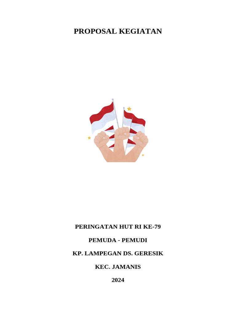 Proposal Agustusan | PDF