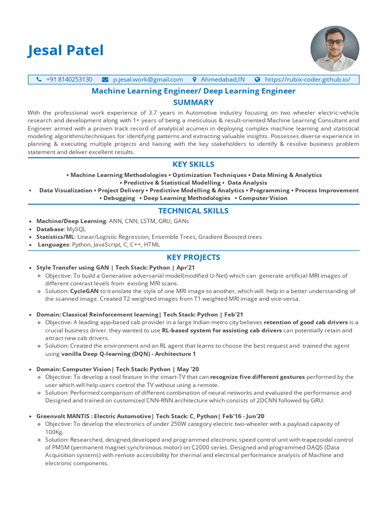 Jesal Patel ML DL Engg | PDF | Machine Learning | Deep Learning