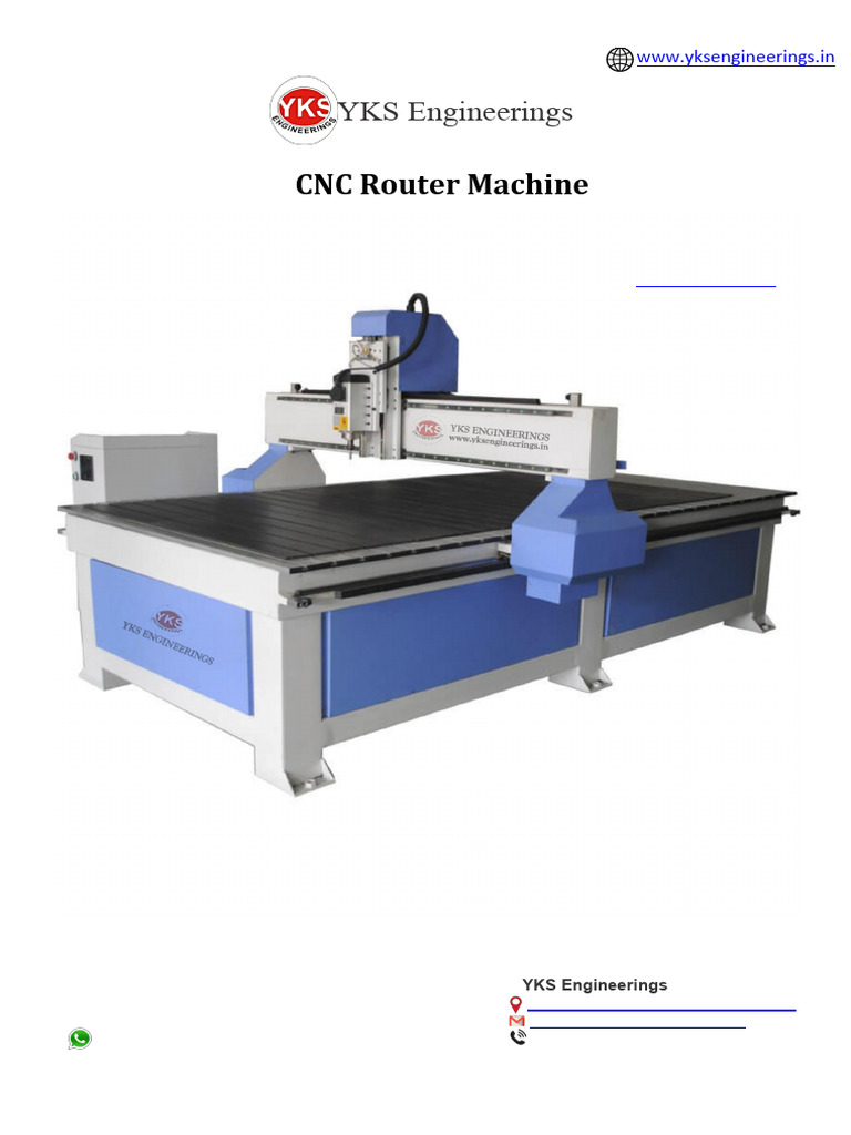 DiGi SYS Cnc-Router-Machine Specification | PDF | Numerical Control ...