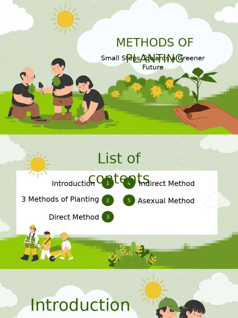 Group 2 - Methods of Planting | PDF