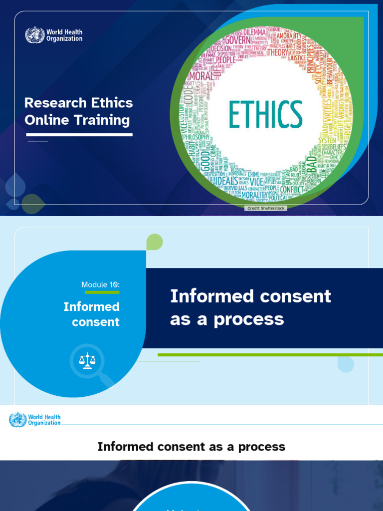 Research Ethics Online Training Module 10 Video 1 en | PDF | Informed ...