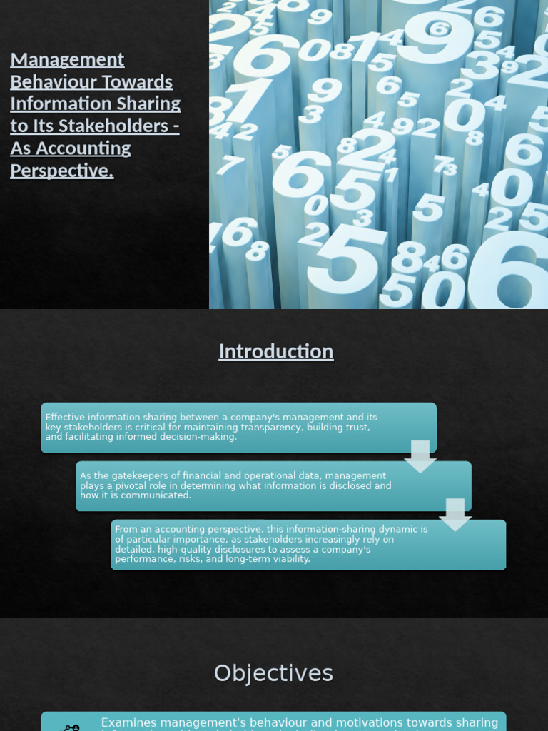 Management's Information Sharing in Accounting | PDF | Supply Chain ...
