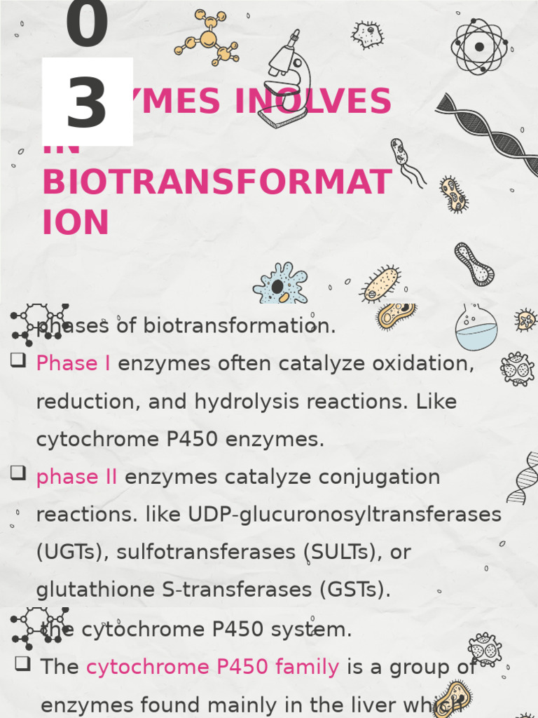 Enzymes Inolves in Biotransformation | PDF | Planetas | Sistema solar