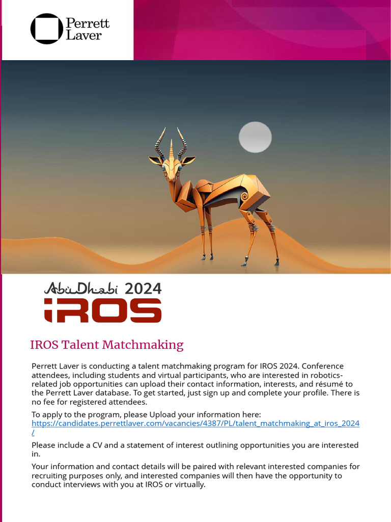 IROS 2024 Further Details | PDF