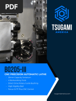 Tsugami B0205 206 III Focus Brochure | PDF | Numerical Control | Machining