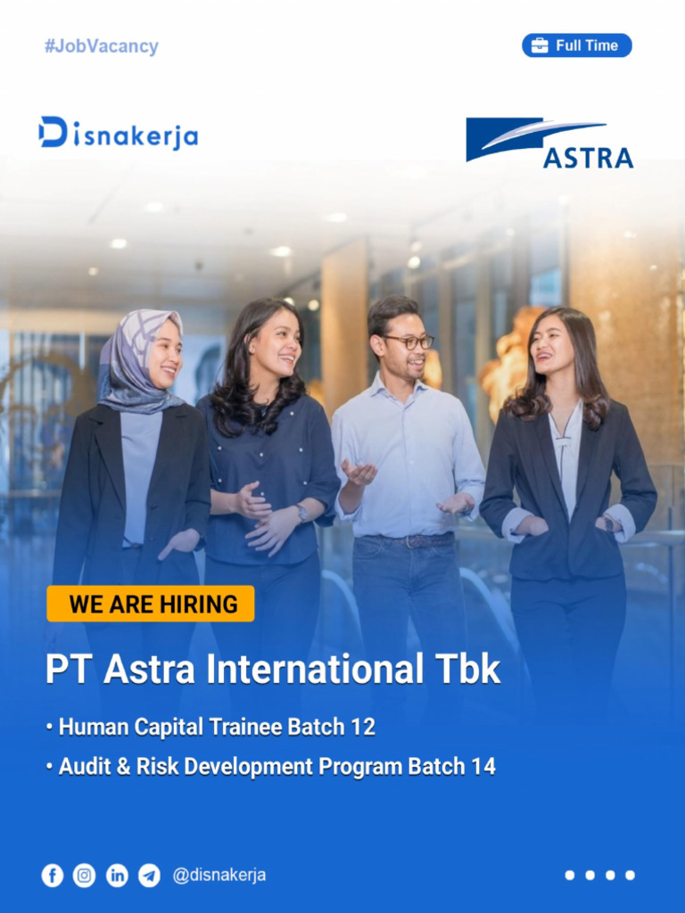 Lowongan Kerja PT Astra International TBK | PDF