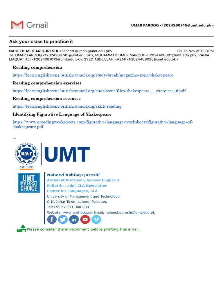 Shakespeare Reading Comprehension Resources | PDF | Language Arts ...