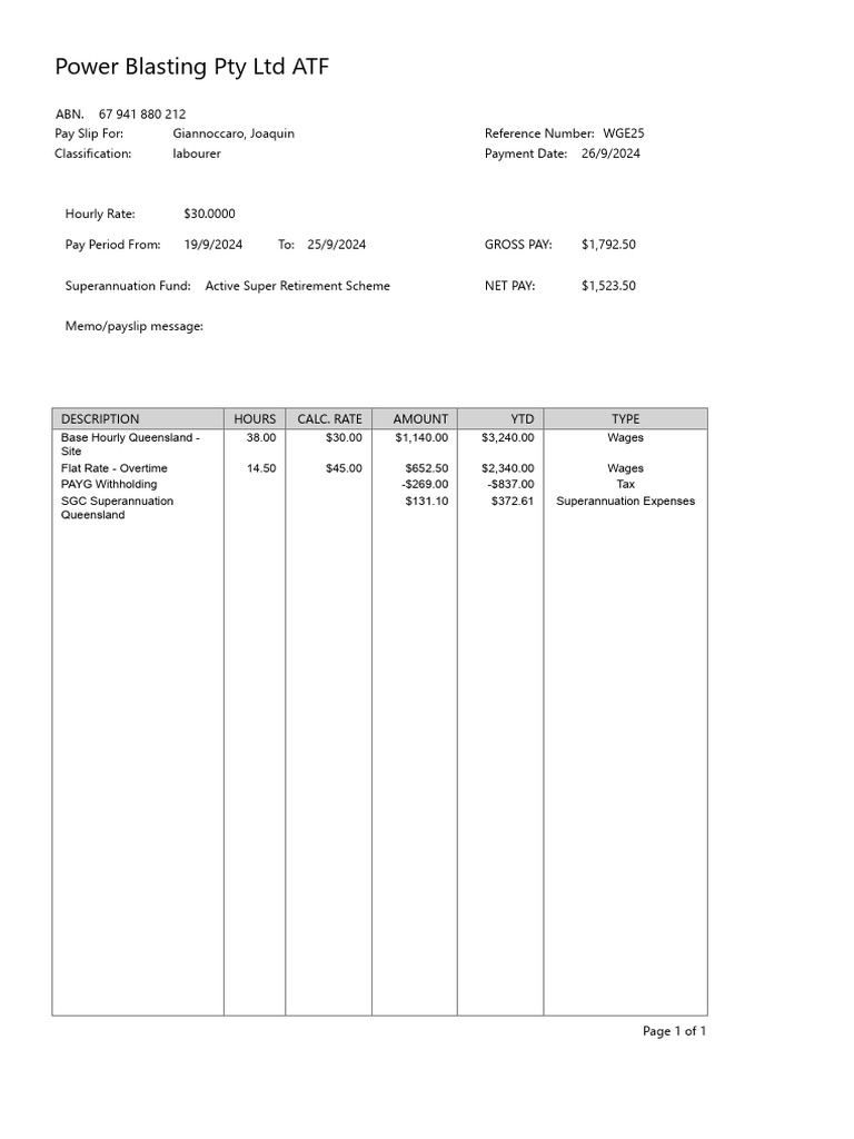 Pay Slip | PDF