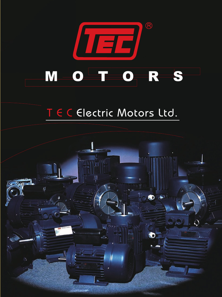 TEC Electric Motors Technical Specifications | PDF | Mains Electricity ...