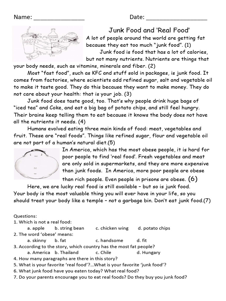 Junk Food Reality | PDF | Foods | Junk Food