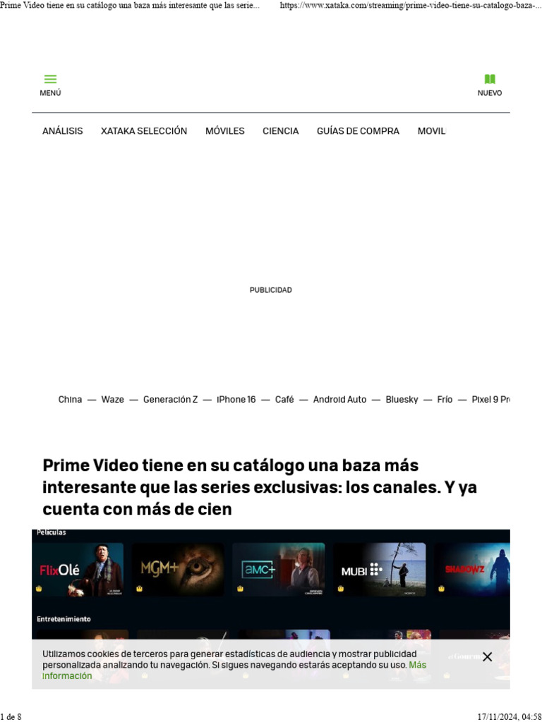 Prime Video Tiene en Su Catálogo Una Baza Más Interesante Que Las Series Exclusivas - Los ...