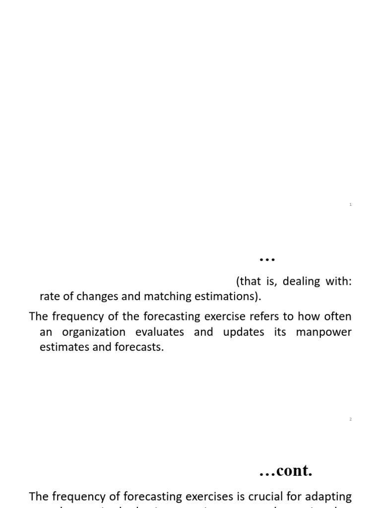 Lect 4 - HRP, Process, Methods and Techniques, Part 2 | PDF | Forecasting | Human Resources