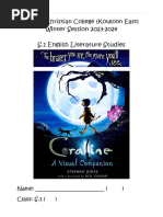Coraline Questions by Chapter | PDF | Language Arts & Discipline | Self ...