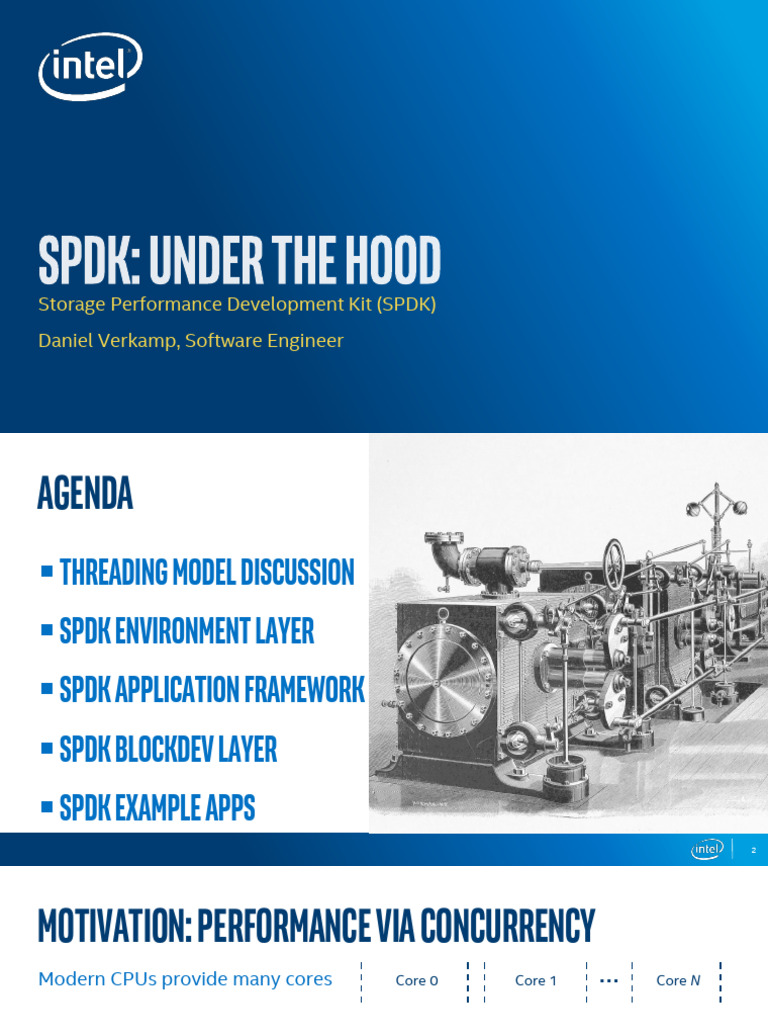 Day 1 SPDK Under The Hood | PDF | Thread (Computing) | Input/Output