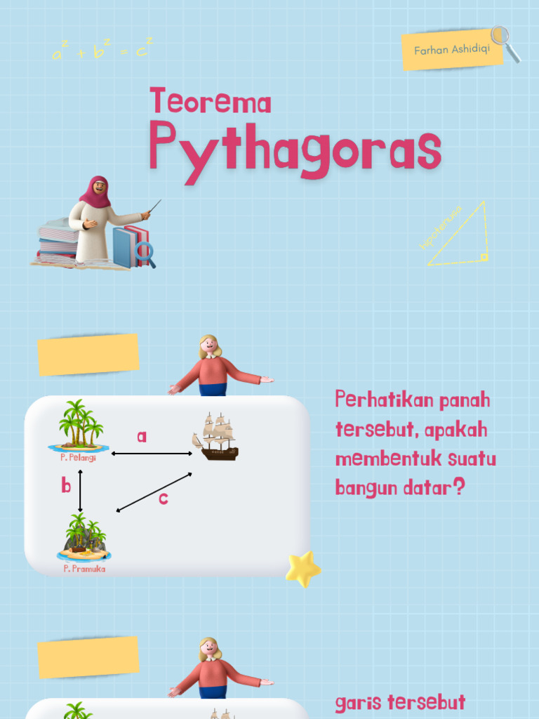 Media Presentasi Pythagoras | PDF