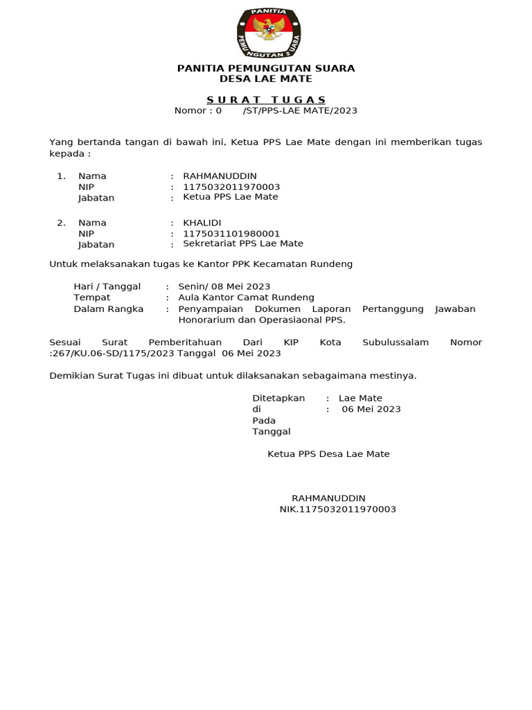 3.SPPD Ke PPK Sekret DN Bendahara | PDF