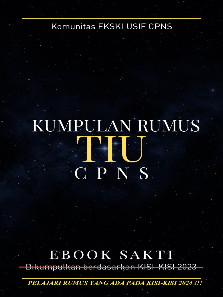 File 34 - Kumpulan RUMUS TIU | PDF
