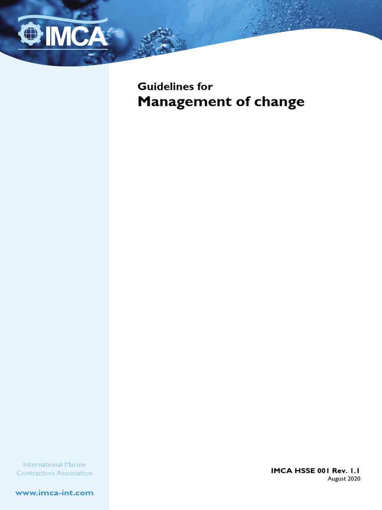 MoC Guidelines for Offshore Industry | PDF | Risk | Risk Assessment