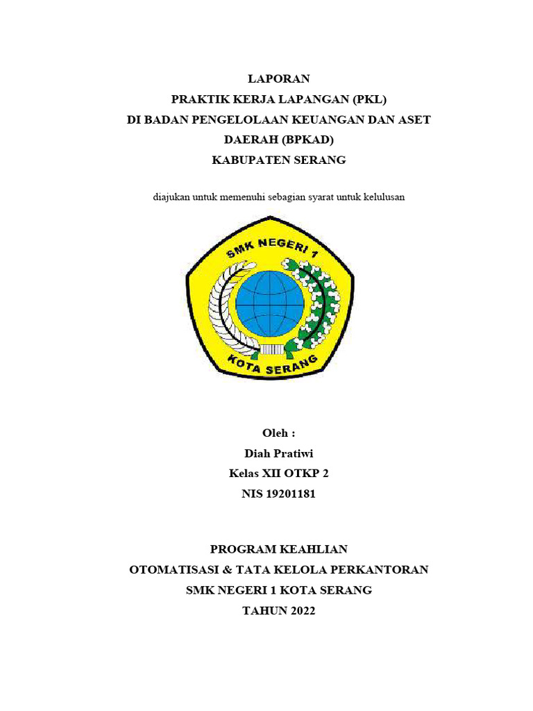 Contoh Laporan PKL OTKP | PDF
