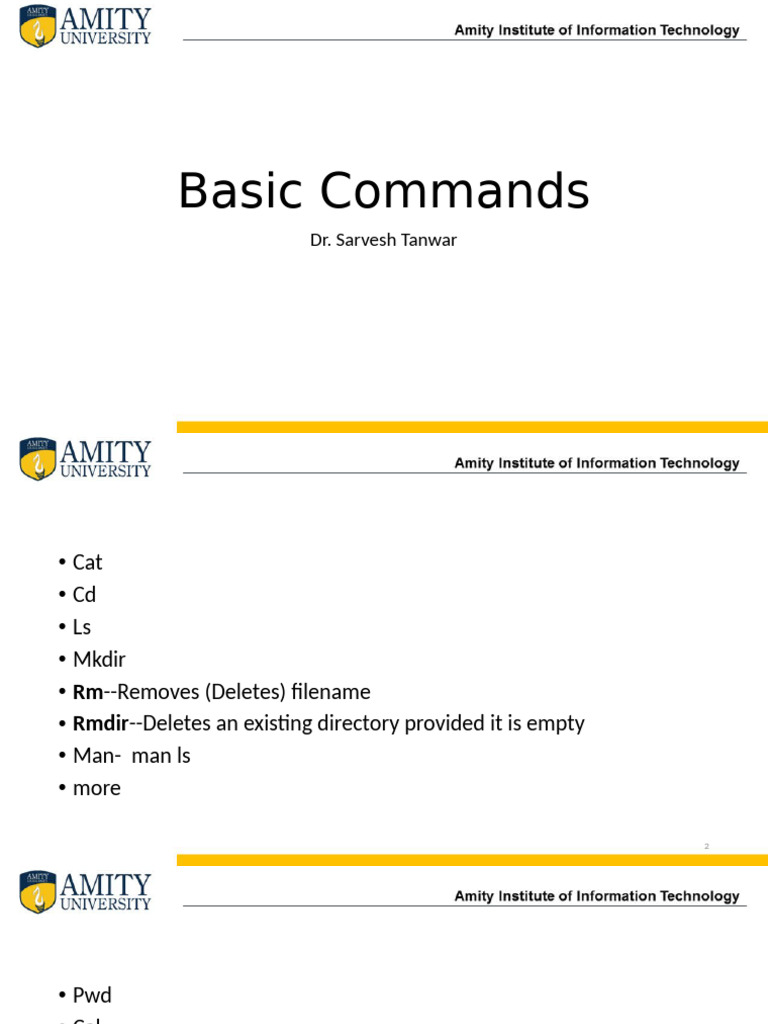 Basic Commands | PDF | Data Management | Computer File Basic Commands | PDF | Data Management | Computer File