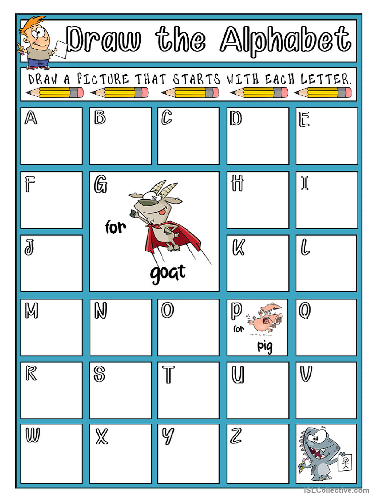 Draw The Alphabet | PDF