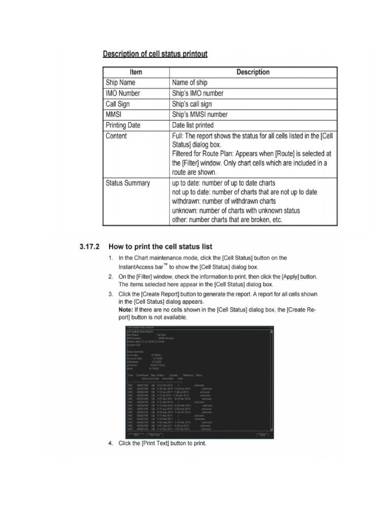 Cell Status Report | PDF