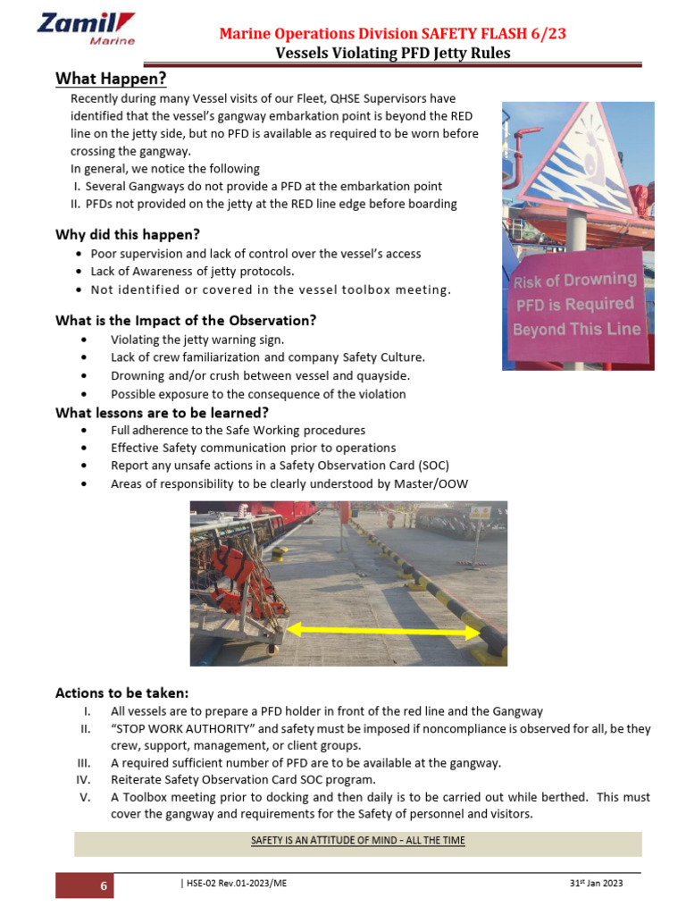 Vessel Safety Alert: PFD Violations | PDF