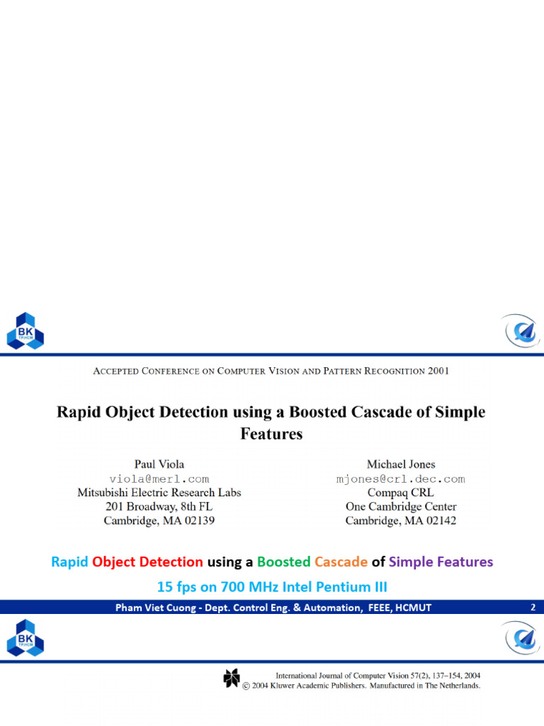 Viola Jones Algorithm | PDF | Theoretical Computer Science | Algorithms ...