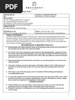 Discrepancy Report Form | PDF