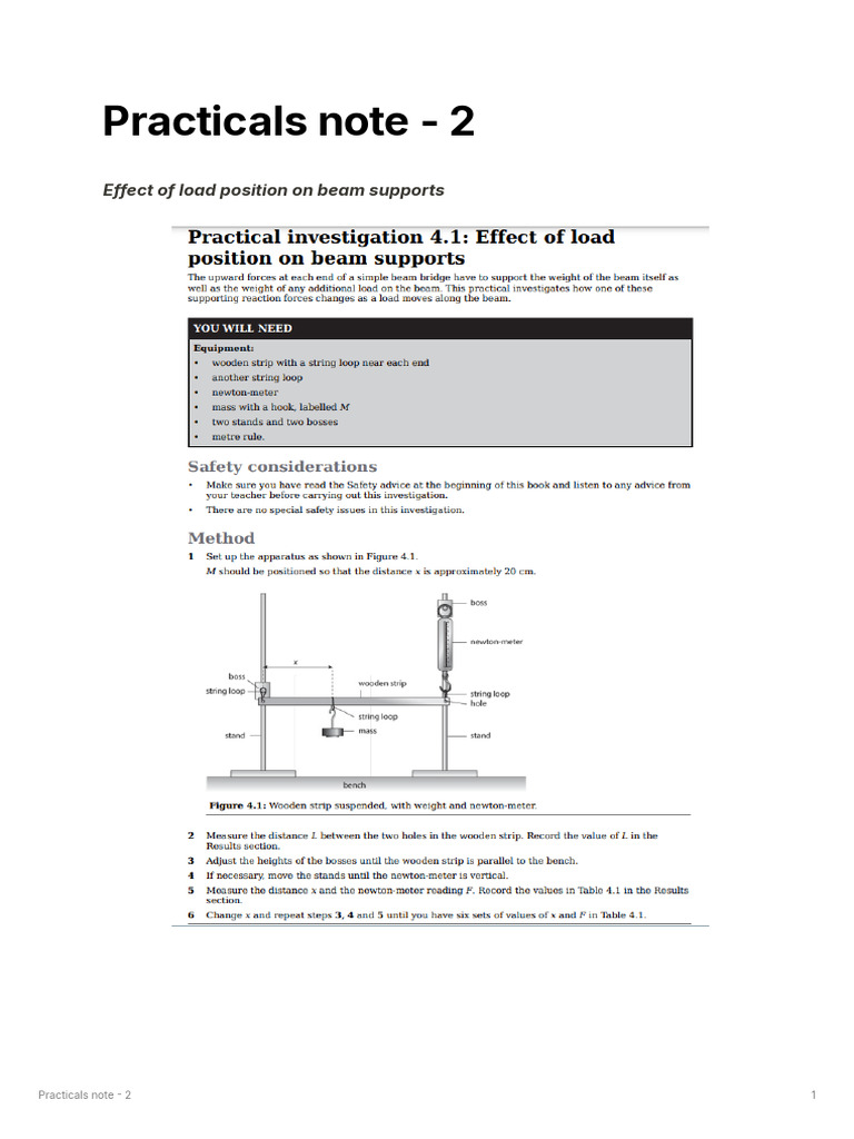 Practicals Note - 2 | PDF | Teaching Methods & Materials | Science & Mathematics