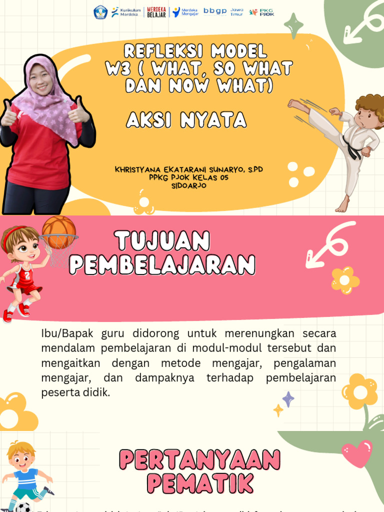 Refleksi Aksi Nyata Khris PPKG Pjok | PDF