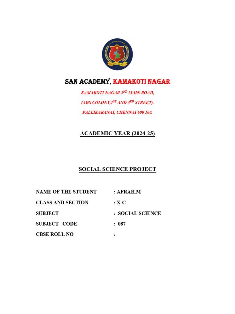 FIRST PG SST PROJECT | PDF