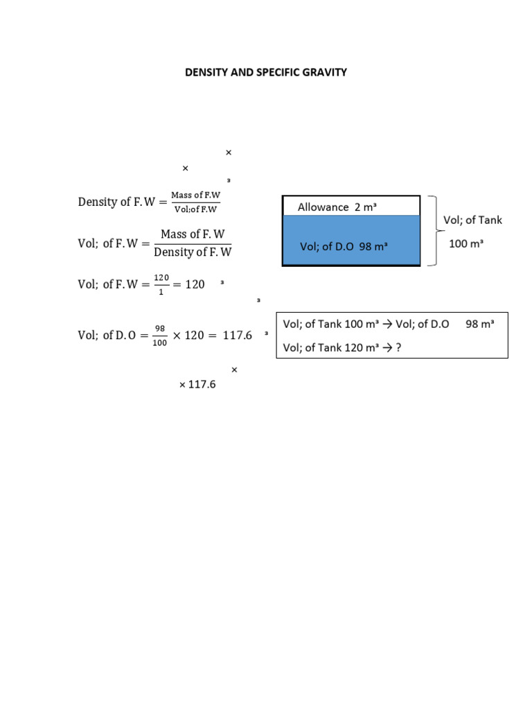Ship Displacement and Draft Calculations | PDF | Density | Ships