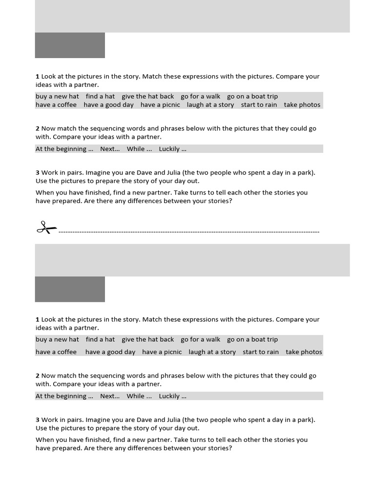 Pre-Int U4 TellingAStory SC | PDF