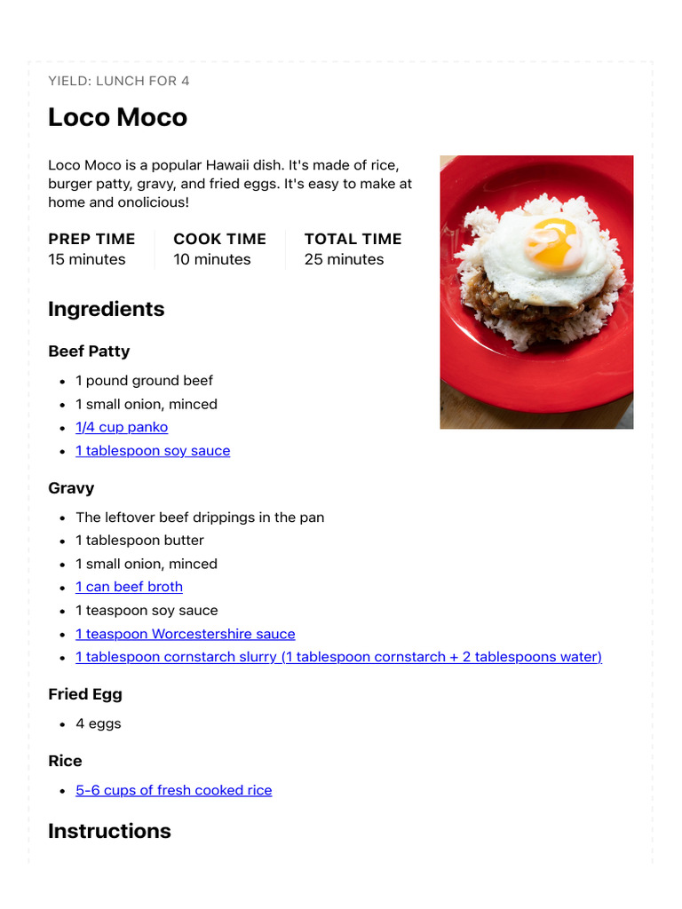 Loco Moco | PDF