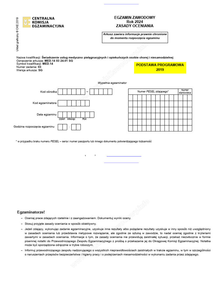 Med14 st24 Klucz3 | PDF