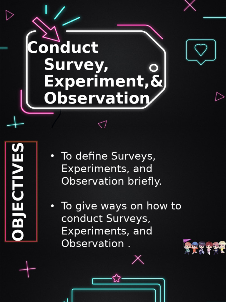 Conduct Survey Experiments and Observation | PDF | Survey Methodology ...