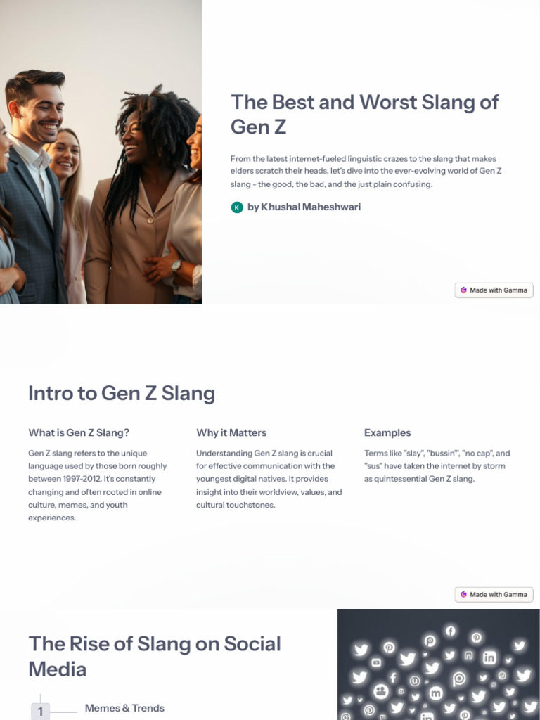 The Best and Worst Slang of Gen Z | PDF | Slang | Human Communication