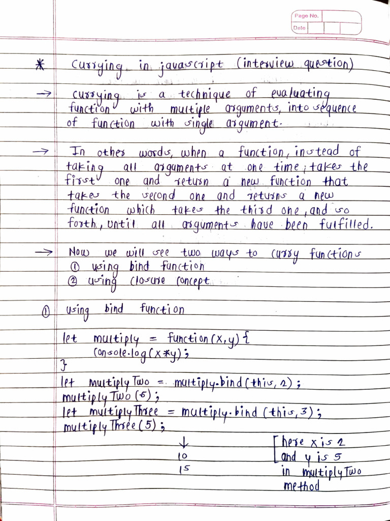 Currying in JavaScript | PDF