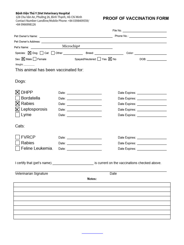 This Animal Has Been Vaccinated For: Dogs: DHPP Bordatella Rabies ...