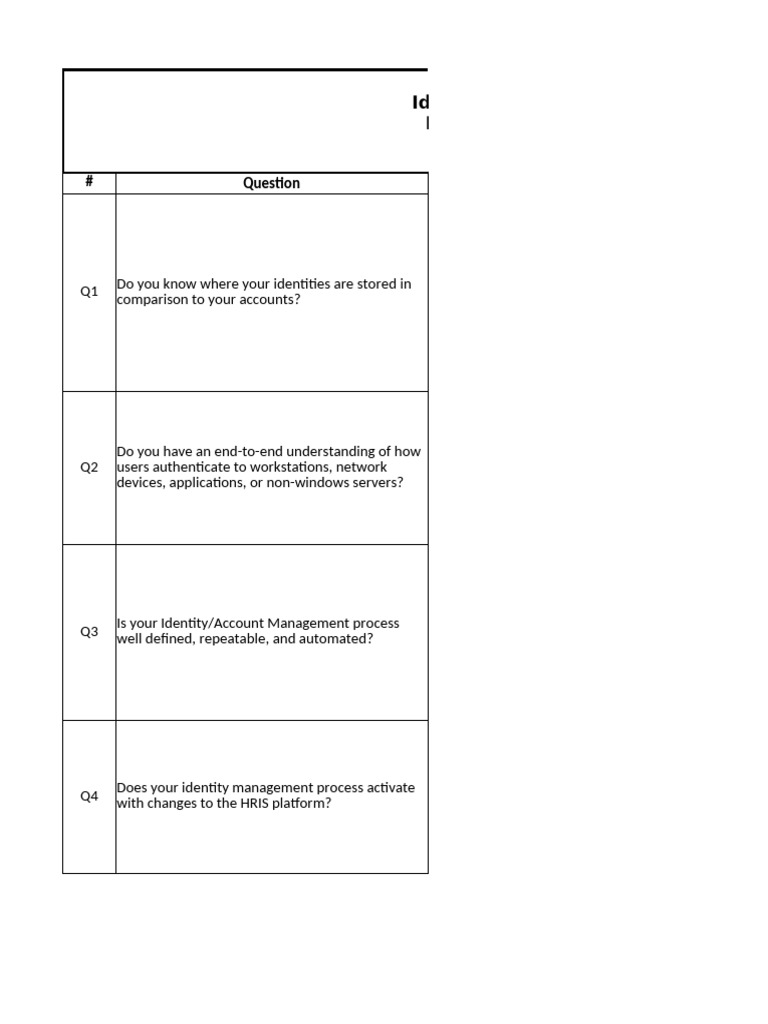 IAM Maturity Evaluation Calculator v1.0 | PDF | User (Computing) | Password
