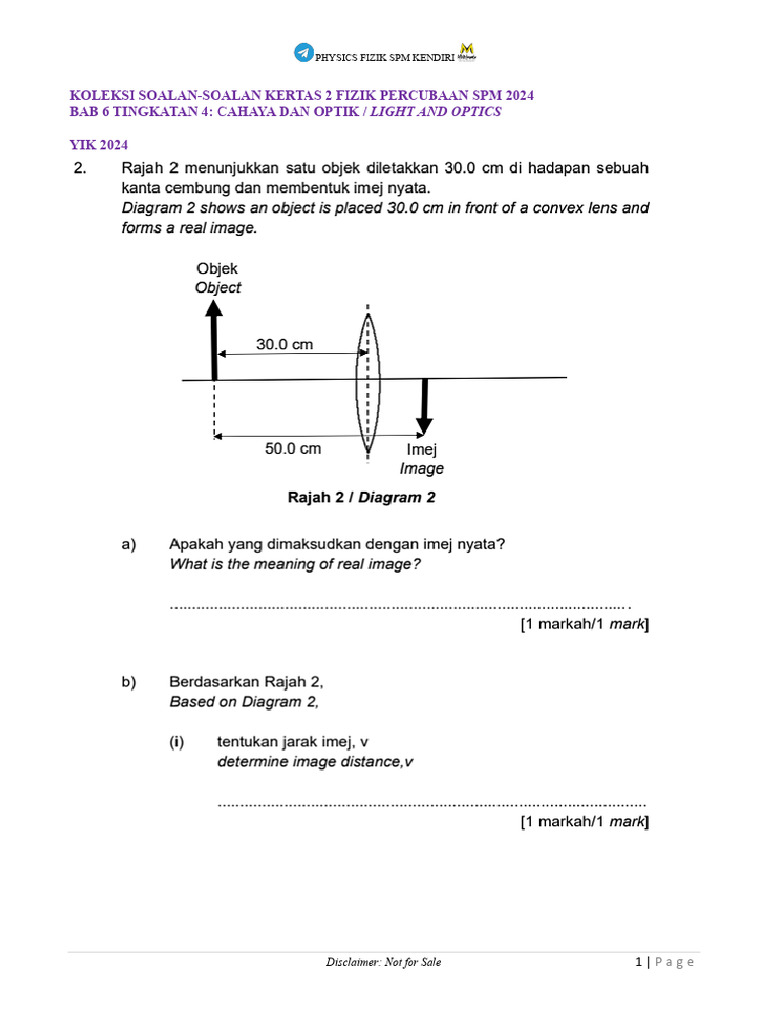 Koleksi K2 Trial Fizik SPM 2024 T4 Bab 6 | PDF | Physics | Physical Sciences