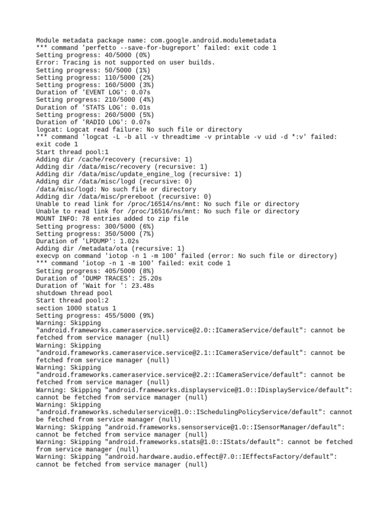 Android Module Metadata Errors | PDF | Computer Science | Software Engineering