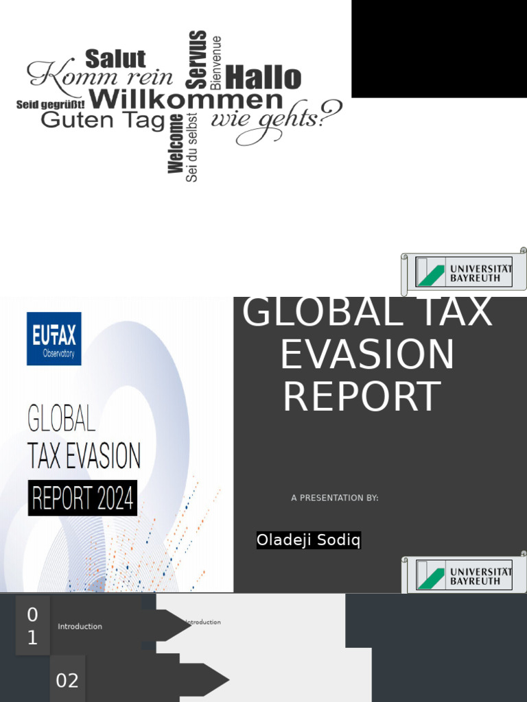 Global Tax Evasion Strategies Report | PDF | Taxes | Economies