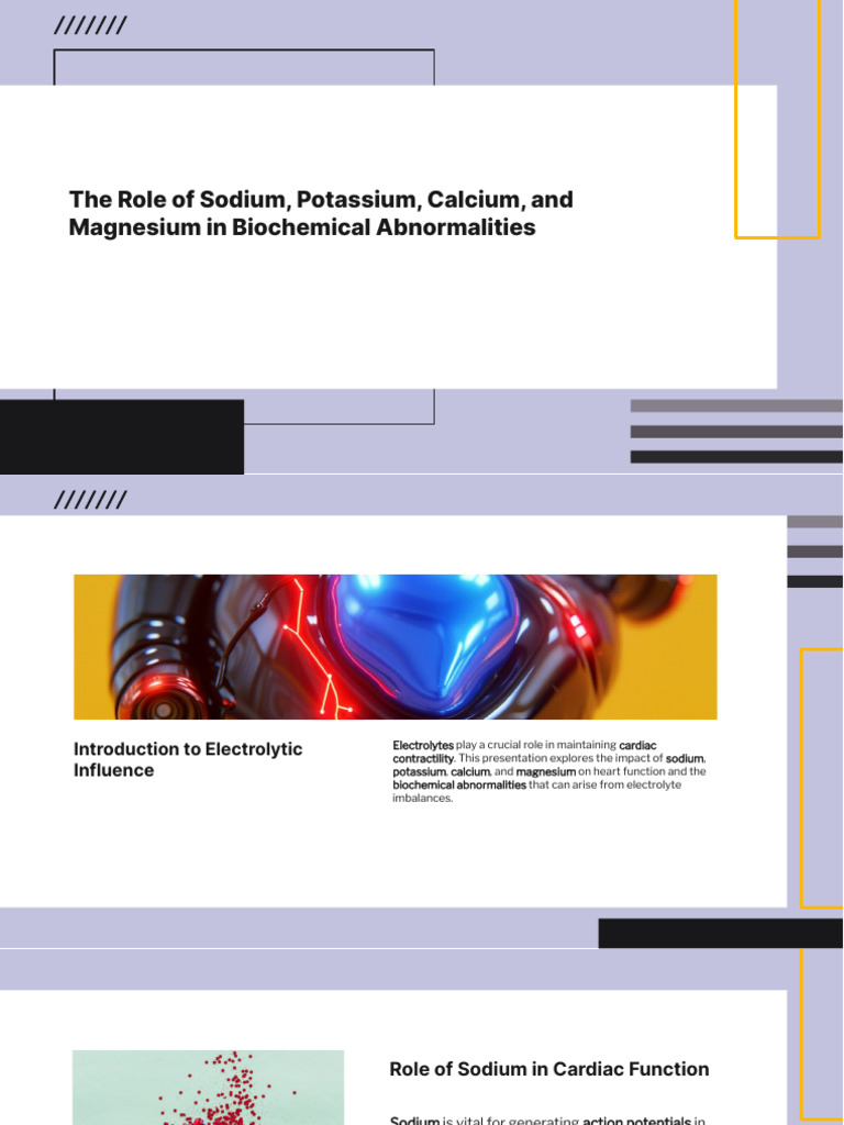 Electrolytes and Cardiac Function Explained | PDF
