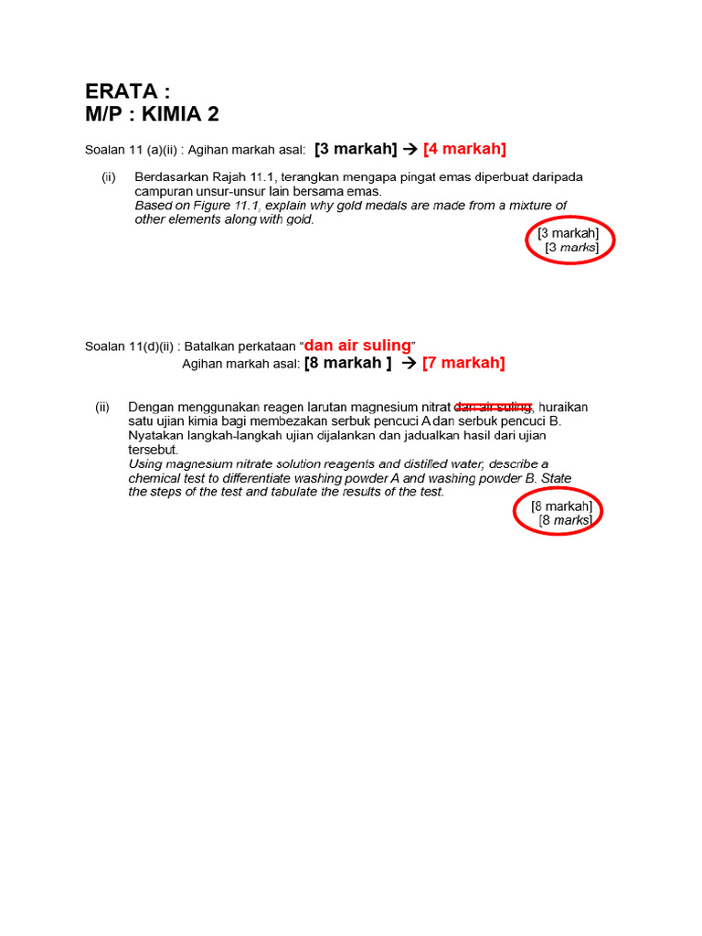 Kimia 4541-2 - Erata | PDF
