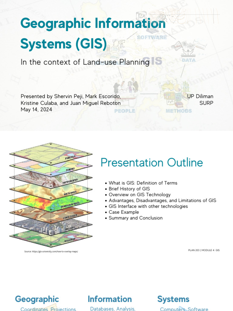 GIS in Land-Use Planning Overview | PDF | Geographic Information System ...